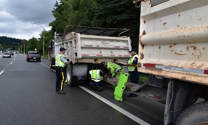 BC highway Patrol leads two-day commercial vehicle safety check with ...